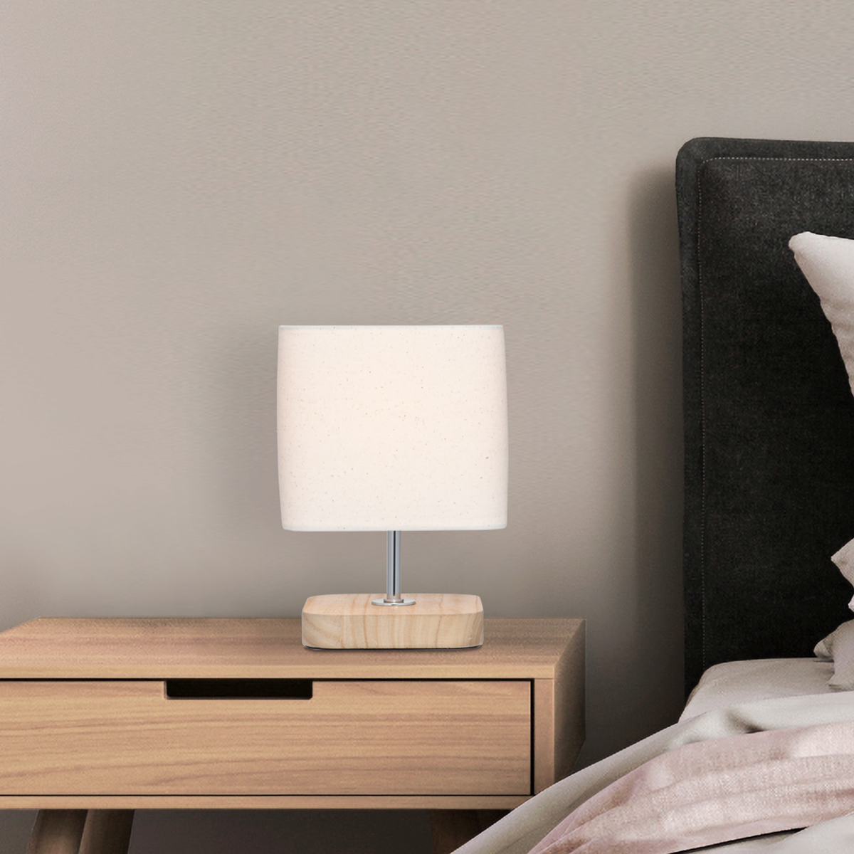 Verve Design Natural Shade And Base Table Lamp - Twin Pack - Bunnings New Zealand