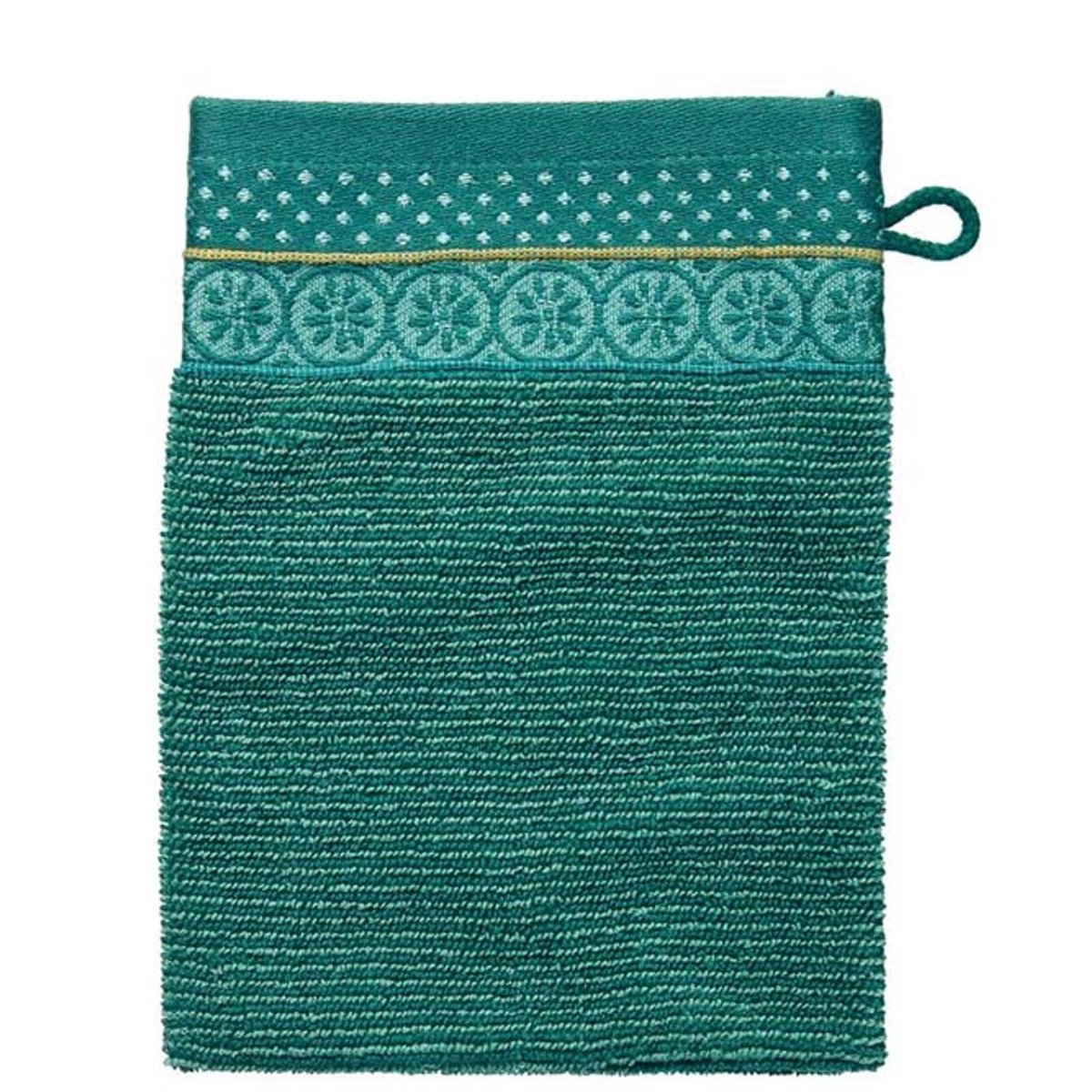 Pip Studio 16cm x 22cm Green Soft Zellige Green Cotton Wash Mitt ...