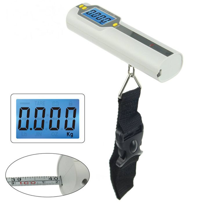 50Kg Portable Digital Electronic Scale 10G Graduation Tape Measure ...