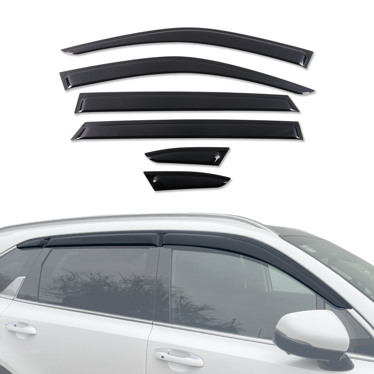 AUSGO Luxury Weather Shields for KIA Sorento MQ4 Series 2020-Onwards ...
