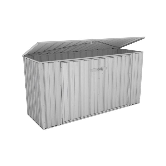 Absco Sheds 2.26mW x 0.78mD x 1.15mH Zincalume Wheelie Bin Cover ...