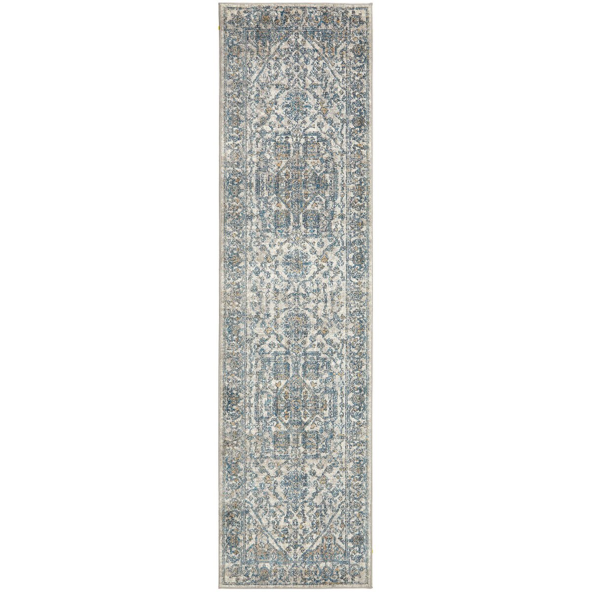 Asha Blue Runner 400X80Cm Rug - Bunnings Australia