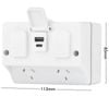 DETA Outdoor Double Power Point IP54 With 3.4A USB - Bunnings Australia