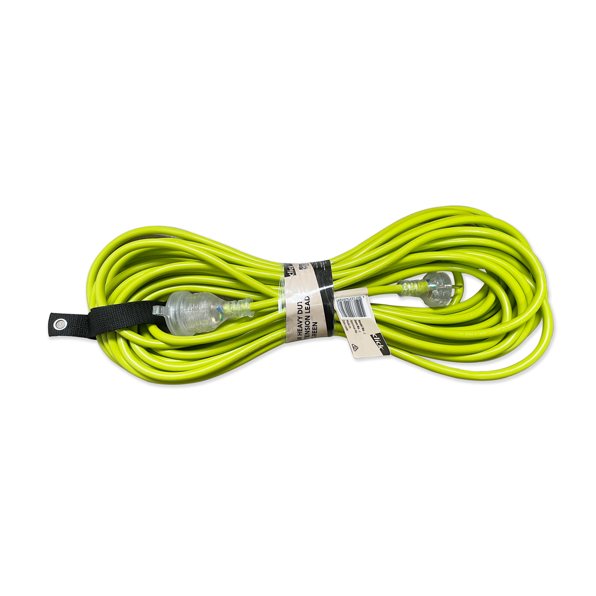 Click 20m Green Heavy Duty Extension Lead With Cable Tie - Bunnings ...