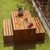 Mimosa 1800 x 895mm Merbau Eden Outdoor Table - Bunnings Australia