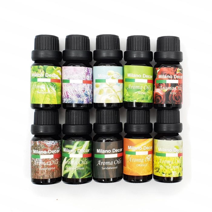 Aroma Diffuser Oils Gift Pack 10ml 10 Pack Maroon - Bunnings Australia