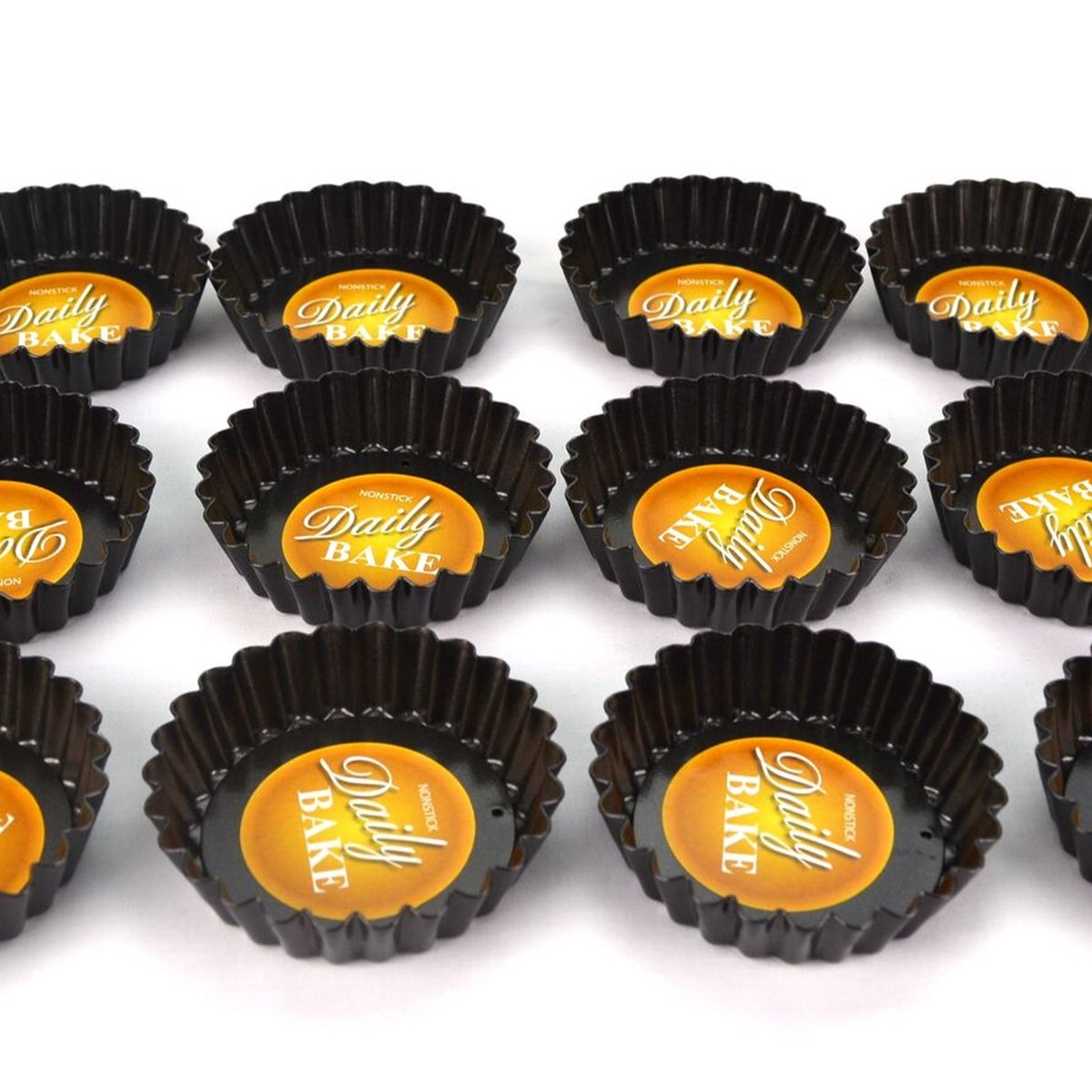 Daily Bake 7.5cm X 2xcm Non Stick Mini Quiche Pan Set Of 12 - Bunnings ...