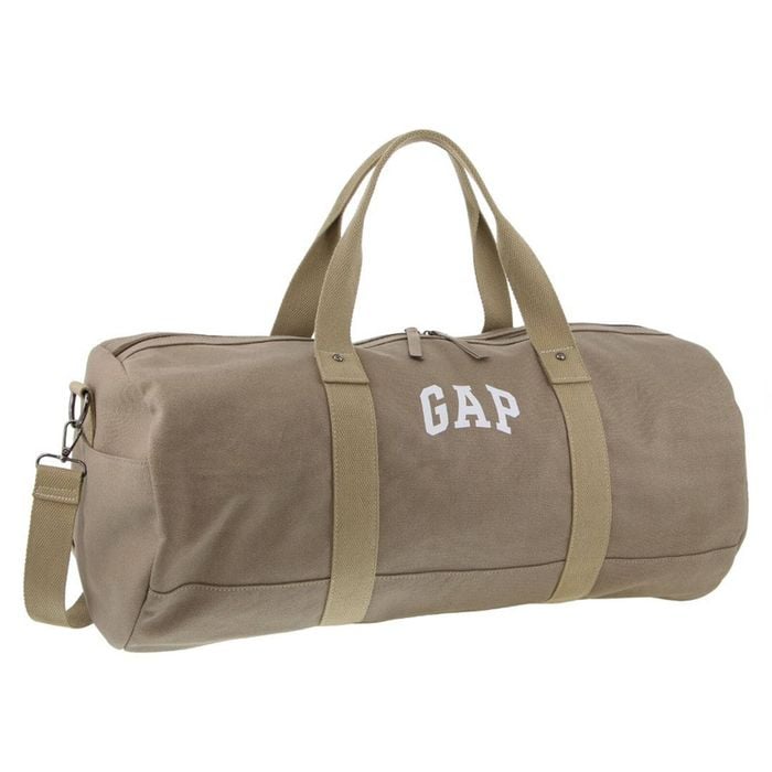 GAP Unisex Travel Canvas Overnighter/Duffle Barrell Bag 57x29cm Khaki ...