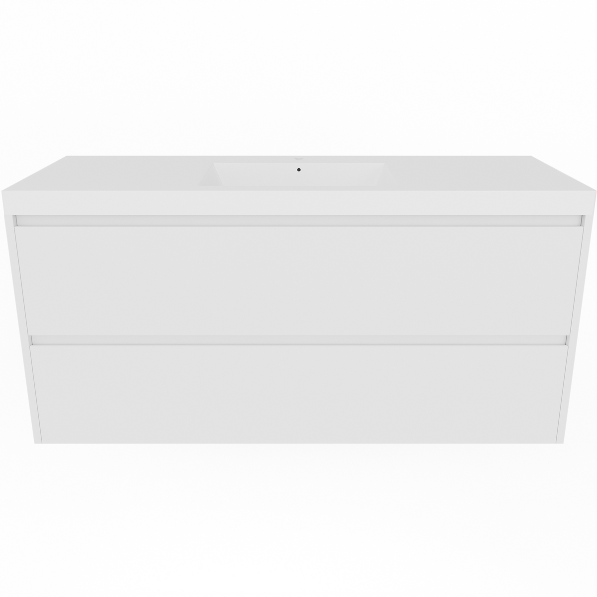 Forme Razor 1200mm Wallhung Vanity With Polymarble Top - White ...