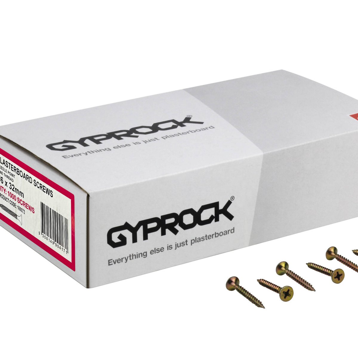 CSR Gyprock 32mm Fine Needle Point Plasterboard Screws - 1000 Pack ...