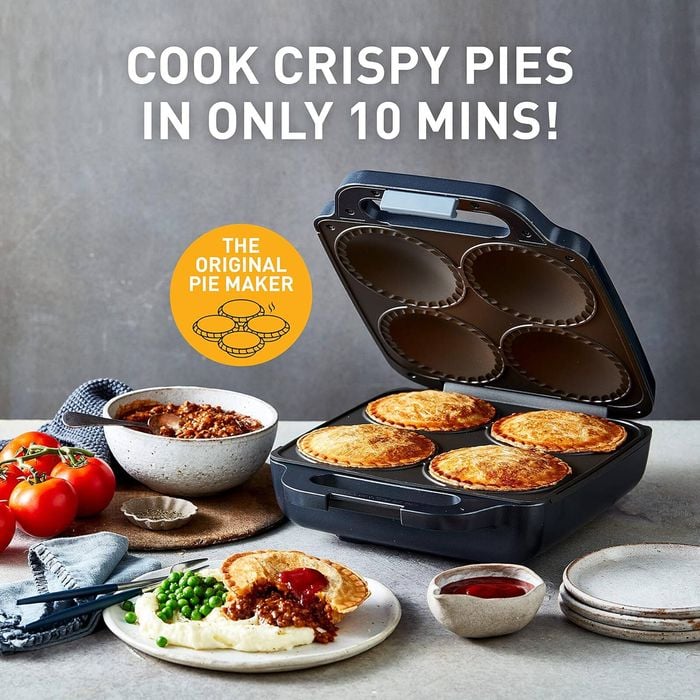Electric Pie Maker with Deep-Fill Plates for 4 Traditional-Sized Pies ...