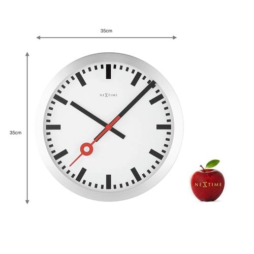 NeXtime 35cm White Station Wall Clock - Bunnings Australia