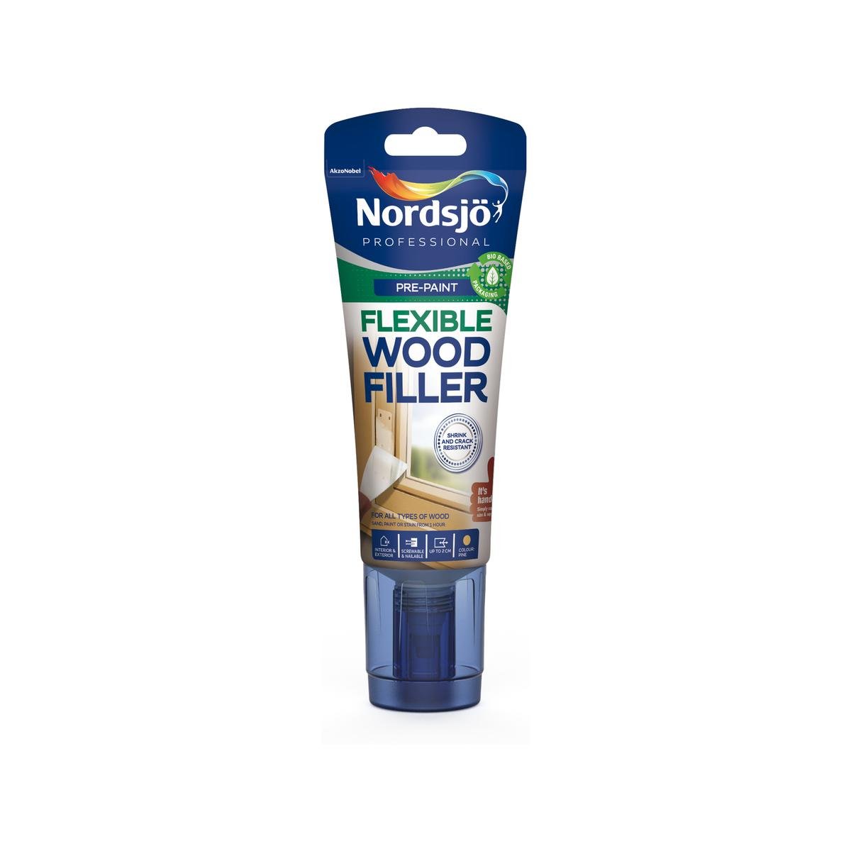 Nordsjo Professional 330g Natural Flexible Wood Filler Tube - Bunnings ...