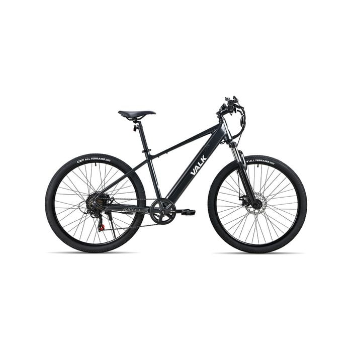 VALK Vortex 3 Electric Bike, Medium Frame Mountain ebike, Gunmetal Grey ...