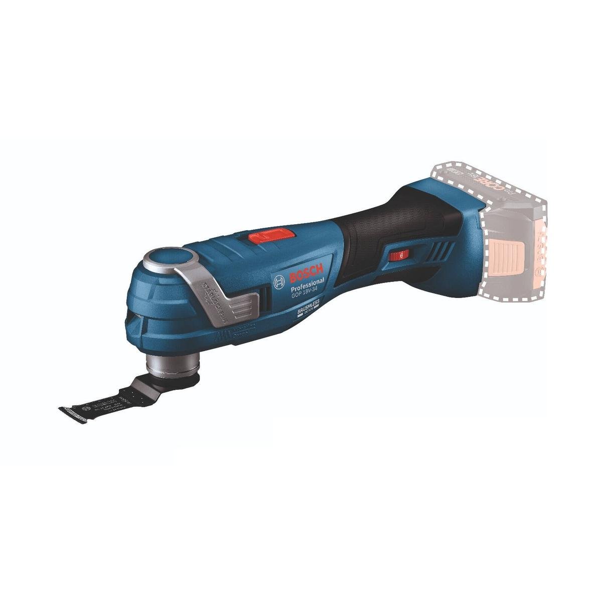 Bosch 18V Professional Multi Cutter 06018G2001 - Skin Only - Bunnings ...