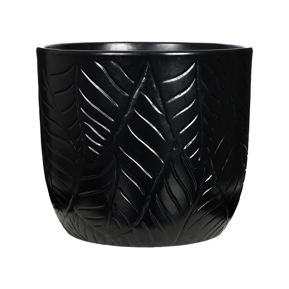 Northcote Pottery 36cm Black Isla Pot - Bunnings Australia