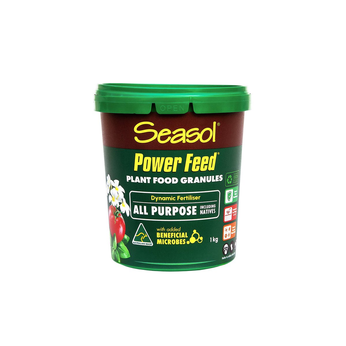 Seasol Power Feed Granules All Purpose Including Natives 1kg Tub ...