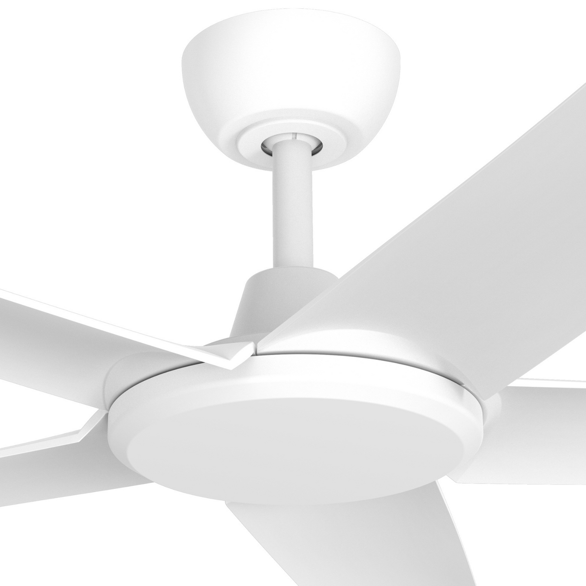 ThreeSixty 142cm White Matte Multi Blade DC FlatJET Ceiling Fan ...