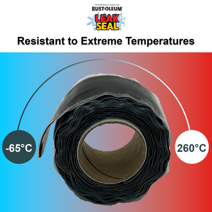 Rust-Oleum 25.4mm x 3.04m Clear LeakSeal Self-Fusing Silicone Tape ...