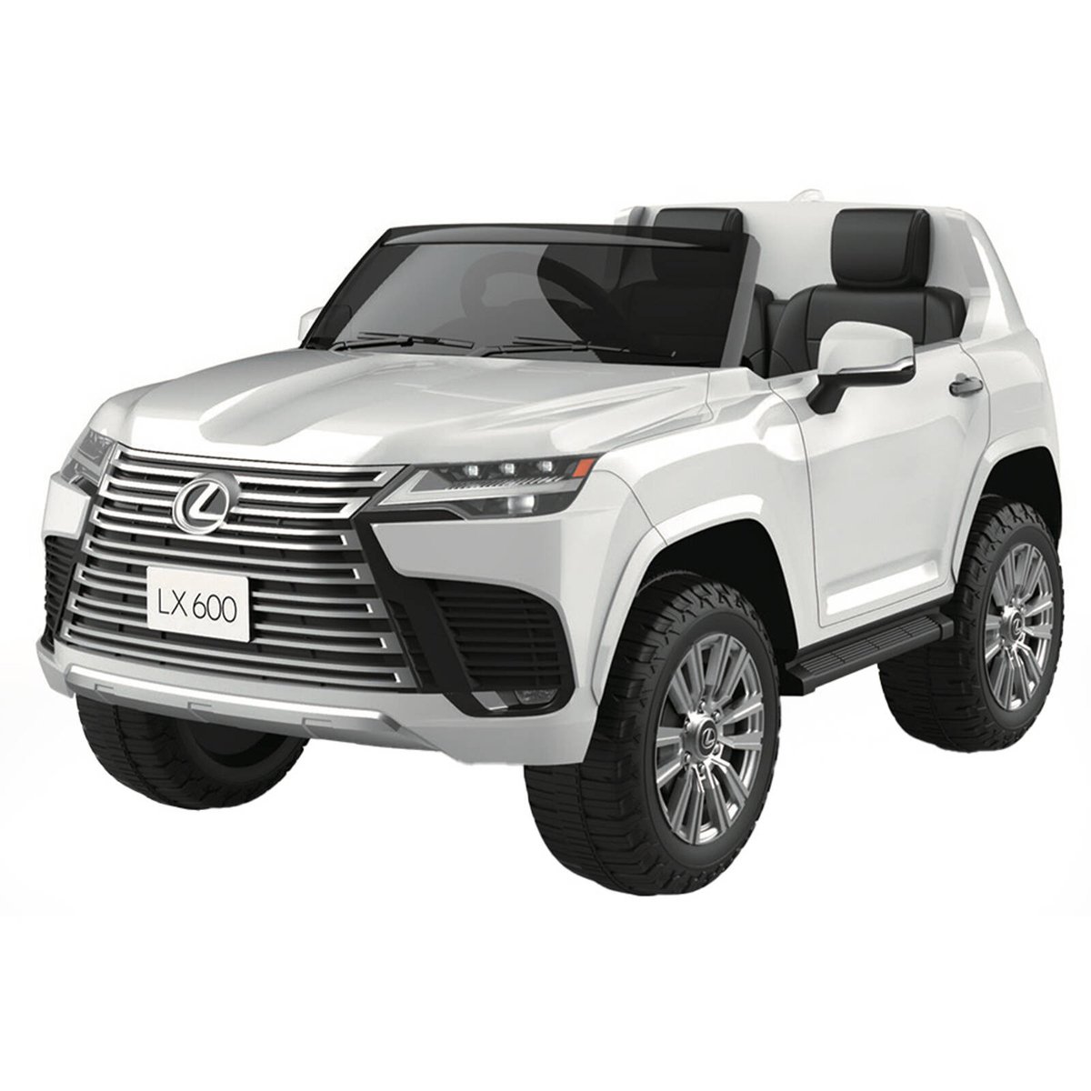 Volta Lexus 600 White 12V Kids Ride On Car Smart Control Toy 3 ...