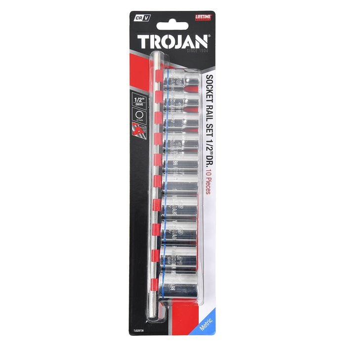 Trojan 10PC 1/2 Deep Socket Rail Set - Bunnings New Zealand