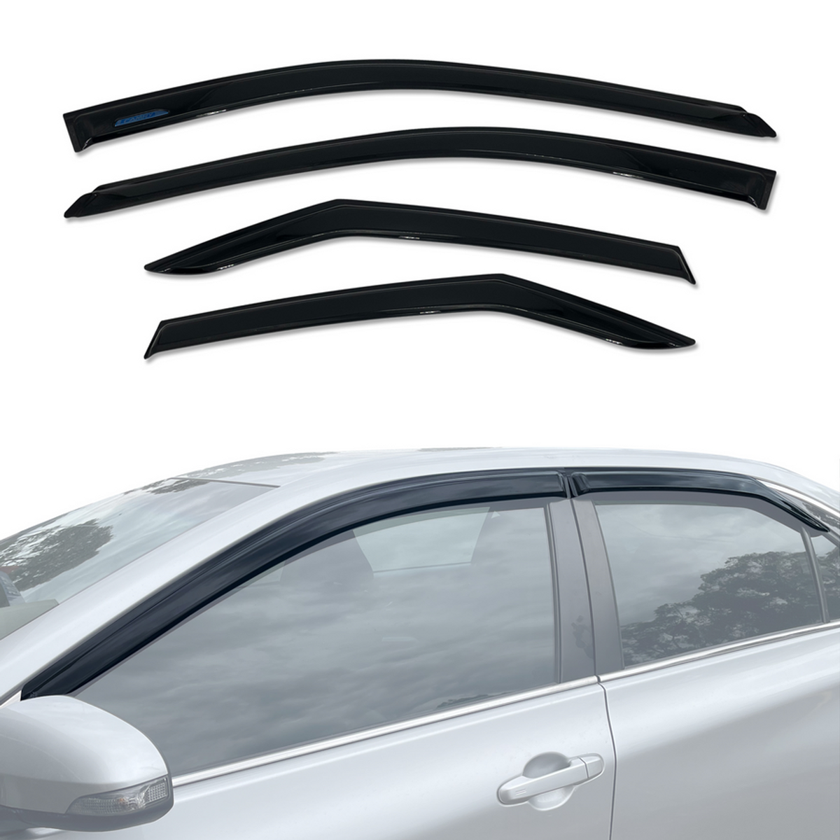 AUSGO Luxury Weather Shields for Toyota Camry 2015-2017 Weathershields ...
