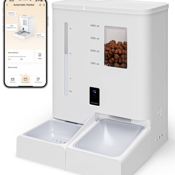 Advwin 2in1 Automatic Pet Feeder and Water Smart Pet Feeder 5G/2.4GHz ...