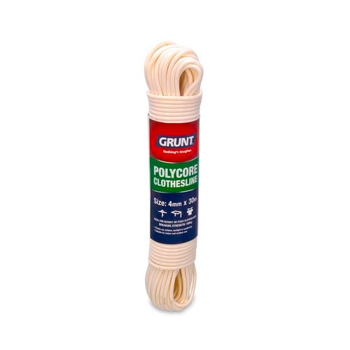 Grunt White Poly Core Clothesline Wire - Bunnings New Zealand