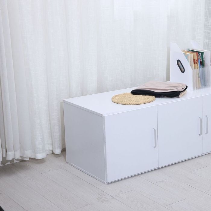 Redfern Wardrobe Topper Cabinets 1200mm - White - Bunnings Australia