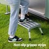 Weisshorn Caravan Step Folding Aluminium Step Ladder Stool - Bunnings ...