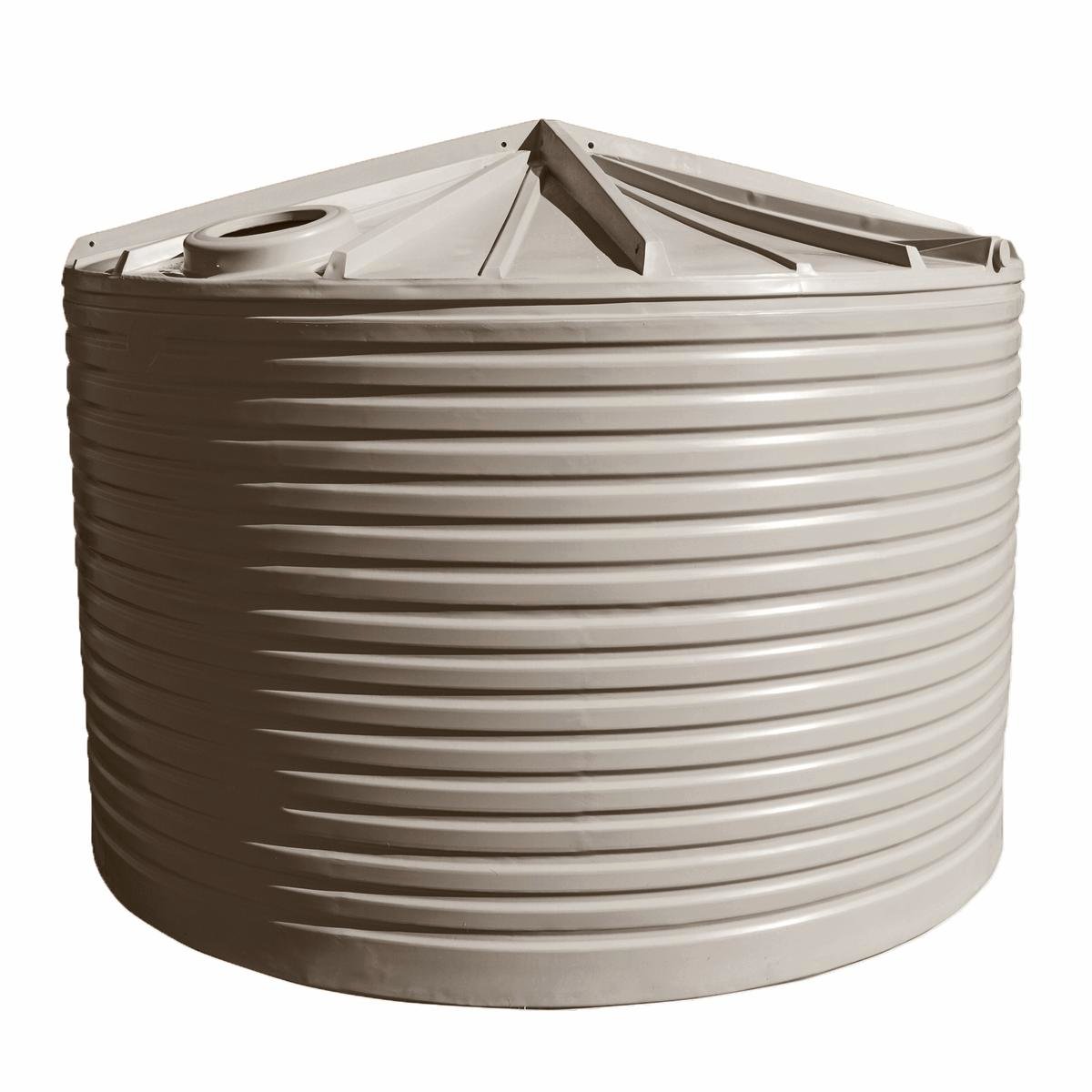 Clark Tanks 22000L Round Poly Water Tank - Merino - Bunnings Australia