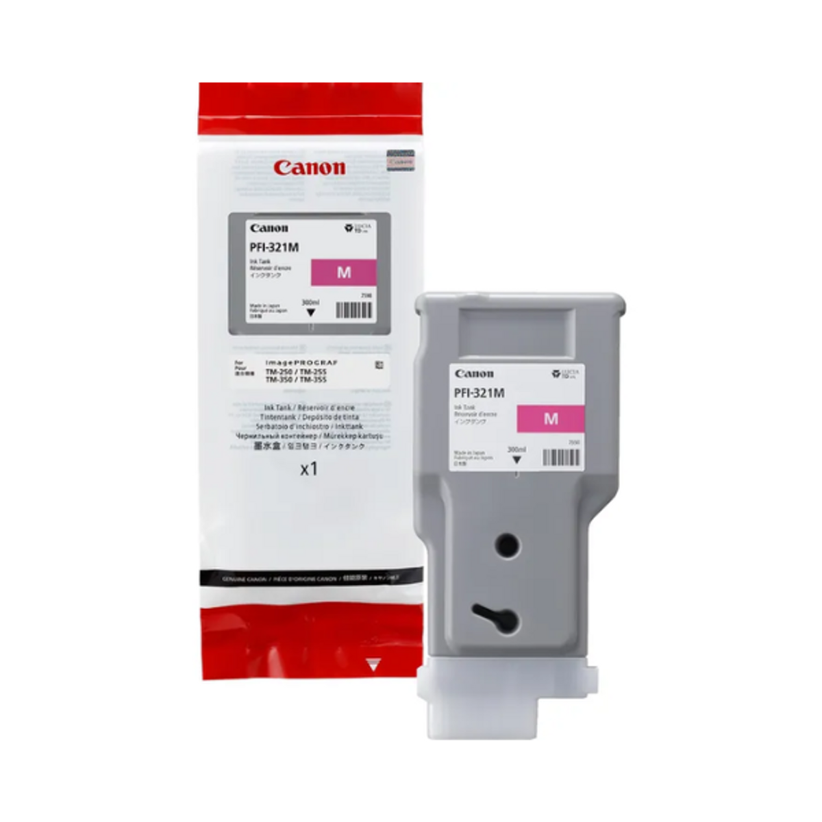 Genuine Canon PFI-321M Magenta Ink 300ml - Bunnings Australia