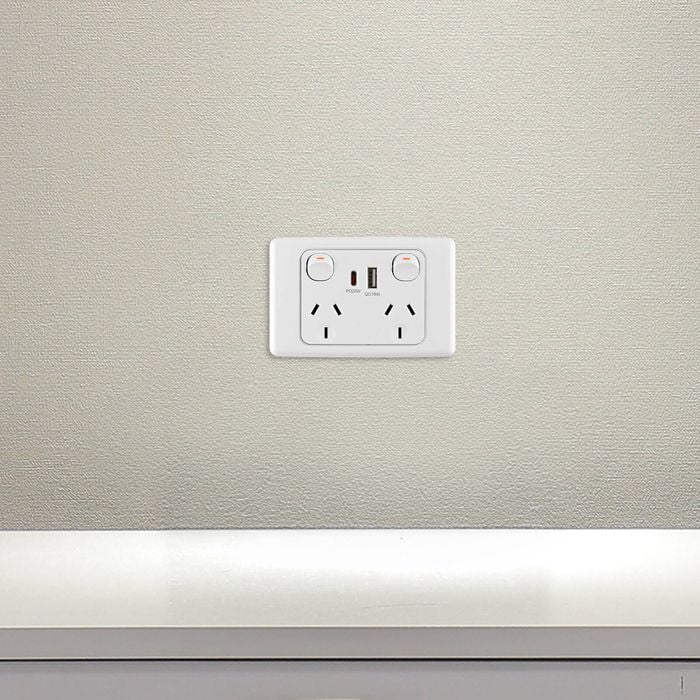 DETA 6000 Double Power Point With USB A+C PD20W Fast Charging ...