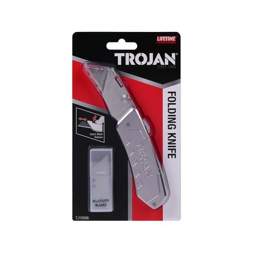 Trojan Folding Utility Knife - Bunnings Australia