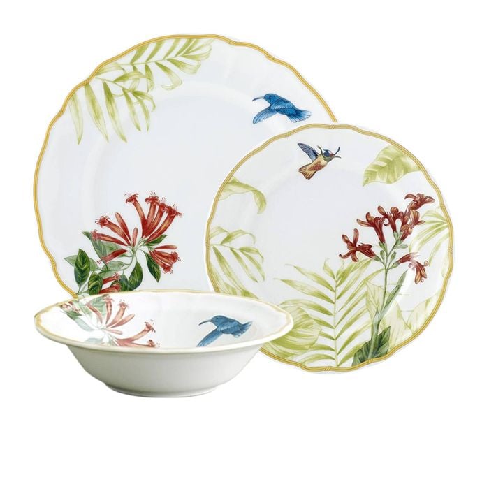 Noritake Hummingbird Meadow Dinner Set 12pc - Bunnings Australia
