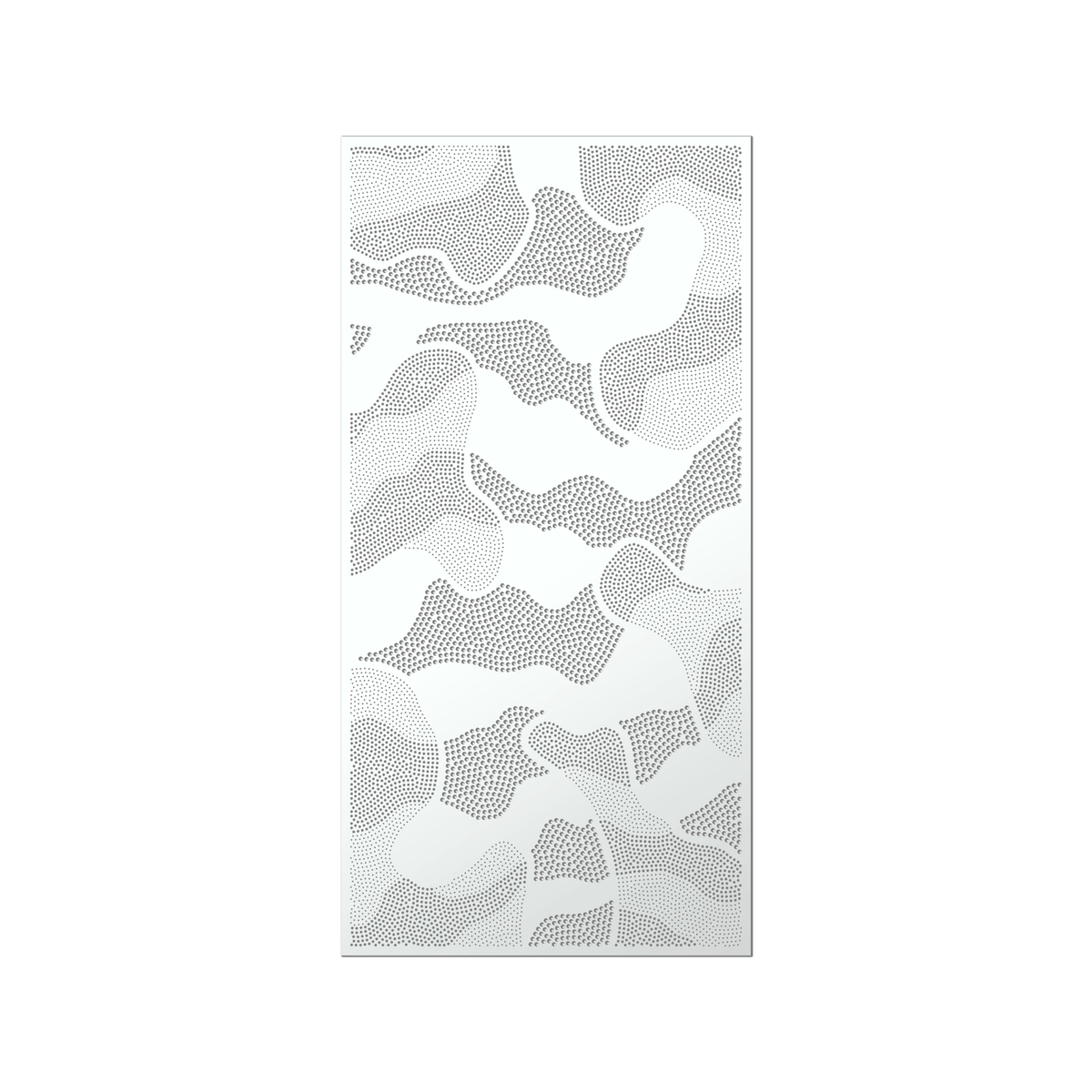 Walpix 1775 x 875 x 2mm White Satin Perforated Aluminium Decorative ...