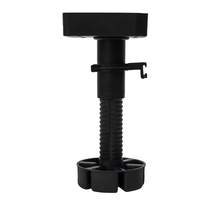 Hafele 150mm Black Adjustable Screw On Leg Set - 20 Pack - Bunnings ...