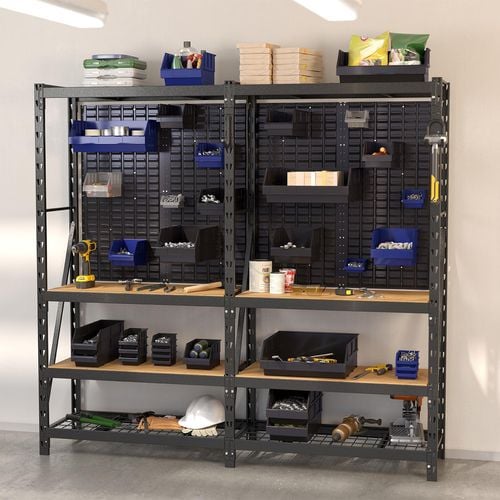 Handy Storage 400mm Grey Size 40 Plastic Storage Tote - Bunnings New ...