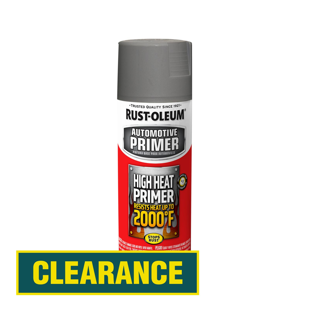 Rust-Oleum 340g Grey High Heat Primer - Bunnings New Zealand