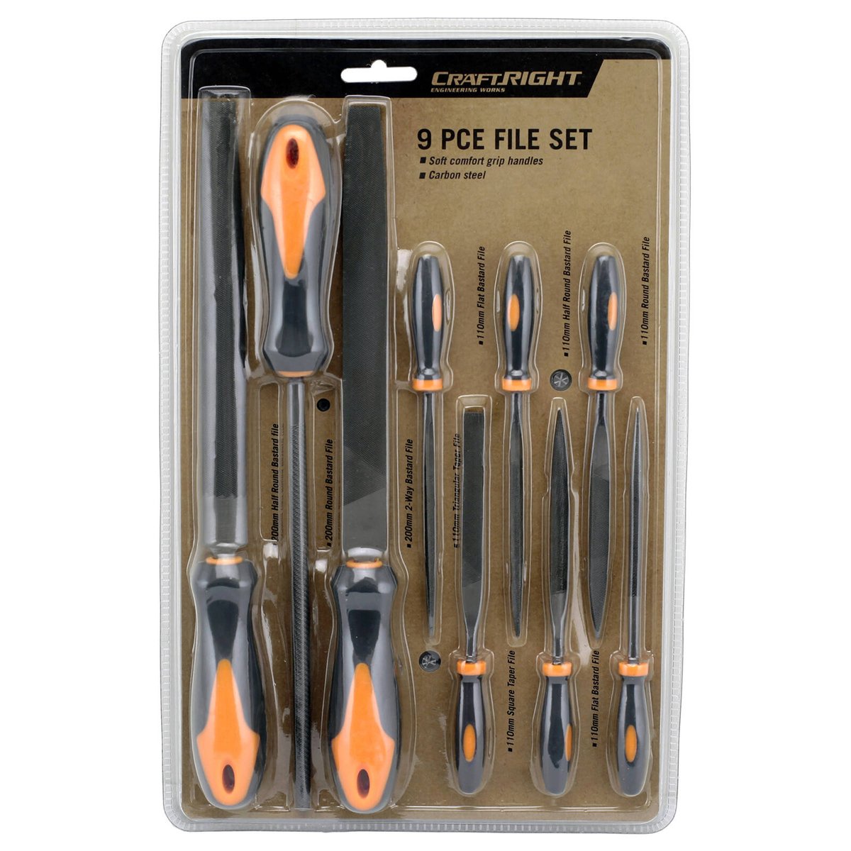 Craftright 9 Piece File Set - Bunnings Australia