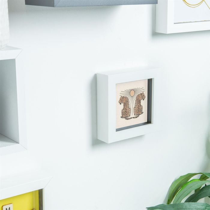 Nicola Spring Box Picture Glass Photo Frame, Standing & Hanging - for ...