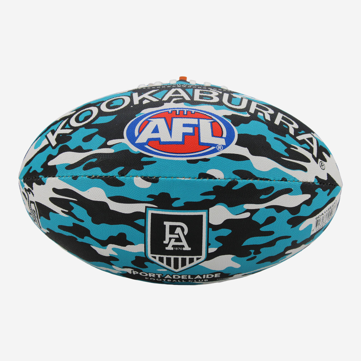 Port Adelaide Power AFL Size 5 Camo Synthetic Footy Football - Bunnings ...