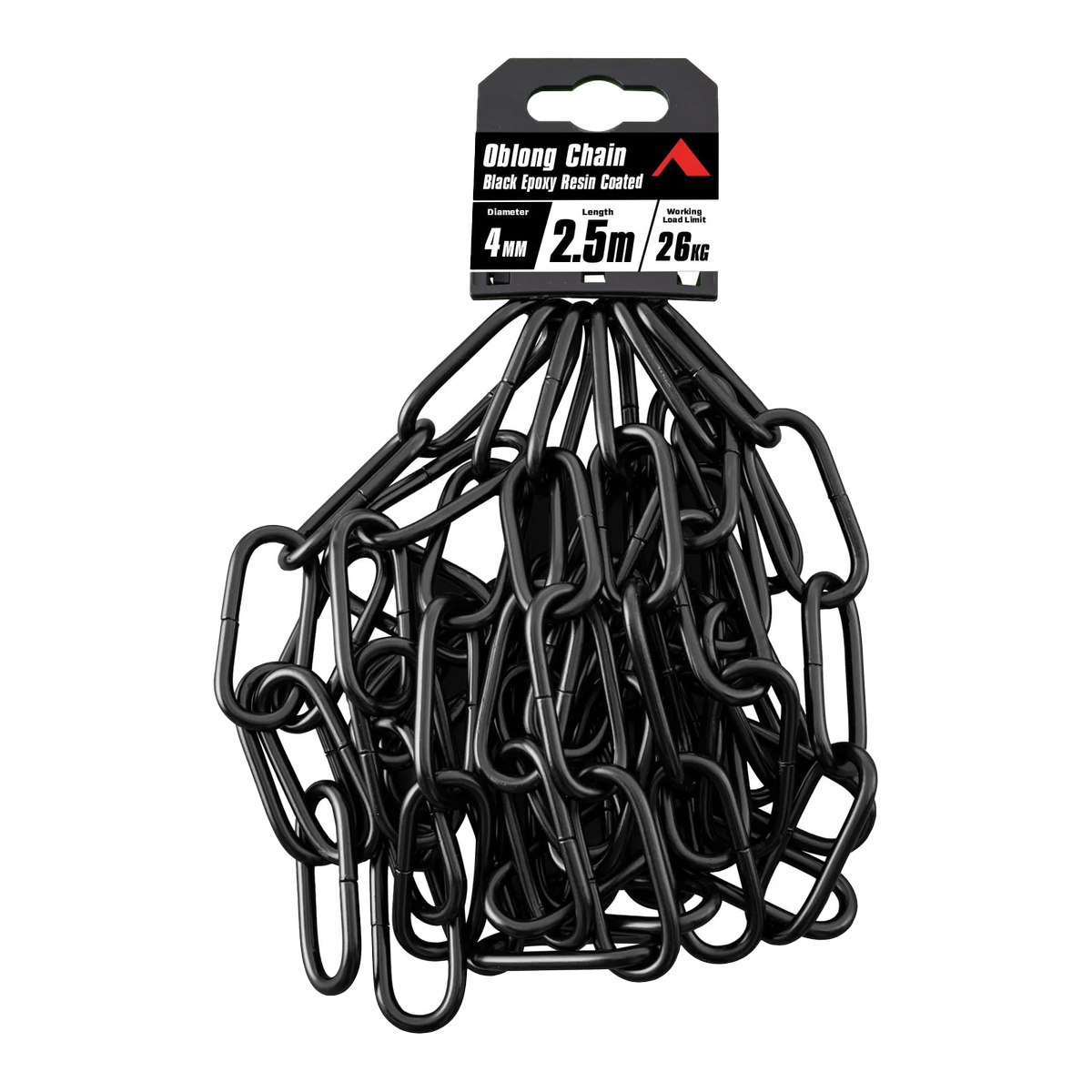 Pinnacle 4mm x 2.5m Black Matt Oblong Chain - Bunnings New Zealand