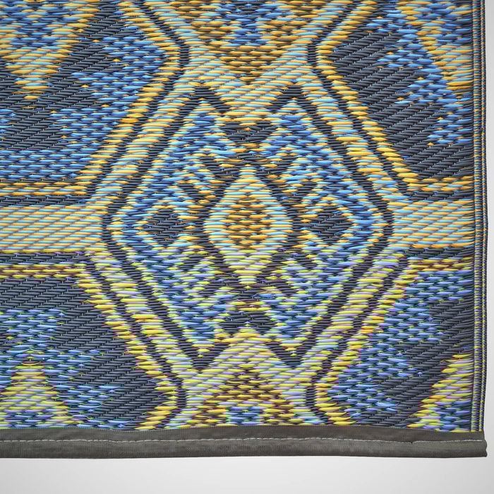 Reversible Outdoor Plastic Mat - Chatali Portal - Grey - 150x240cm ...