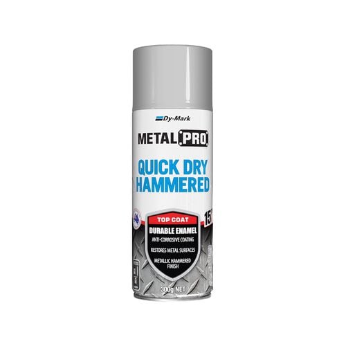 Dy-Mark 300g Silver Hammered MetalPro Quick Dry - Silver - Bunnings ...