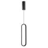 Vencha Oval LED Single Pendant Light - Black (3000K) - Bunnings Australia