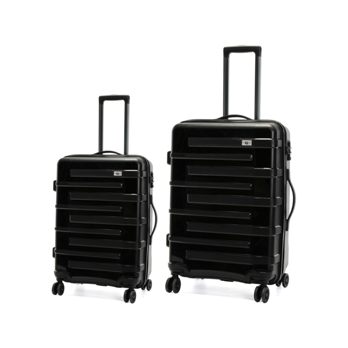 SWISS Luggage Suitcase with TSA locker HardCase 20" 24" 2 Pieces ...