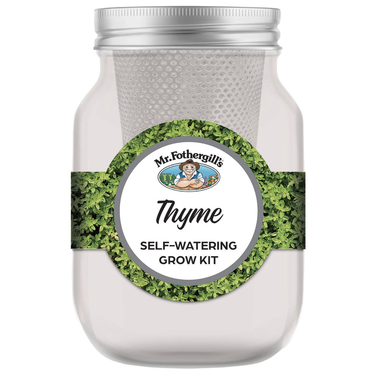 Mr Fothergill's Thyme Self Watering Mason Jar Grow Kit - Thyme ...