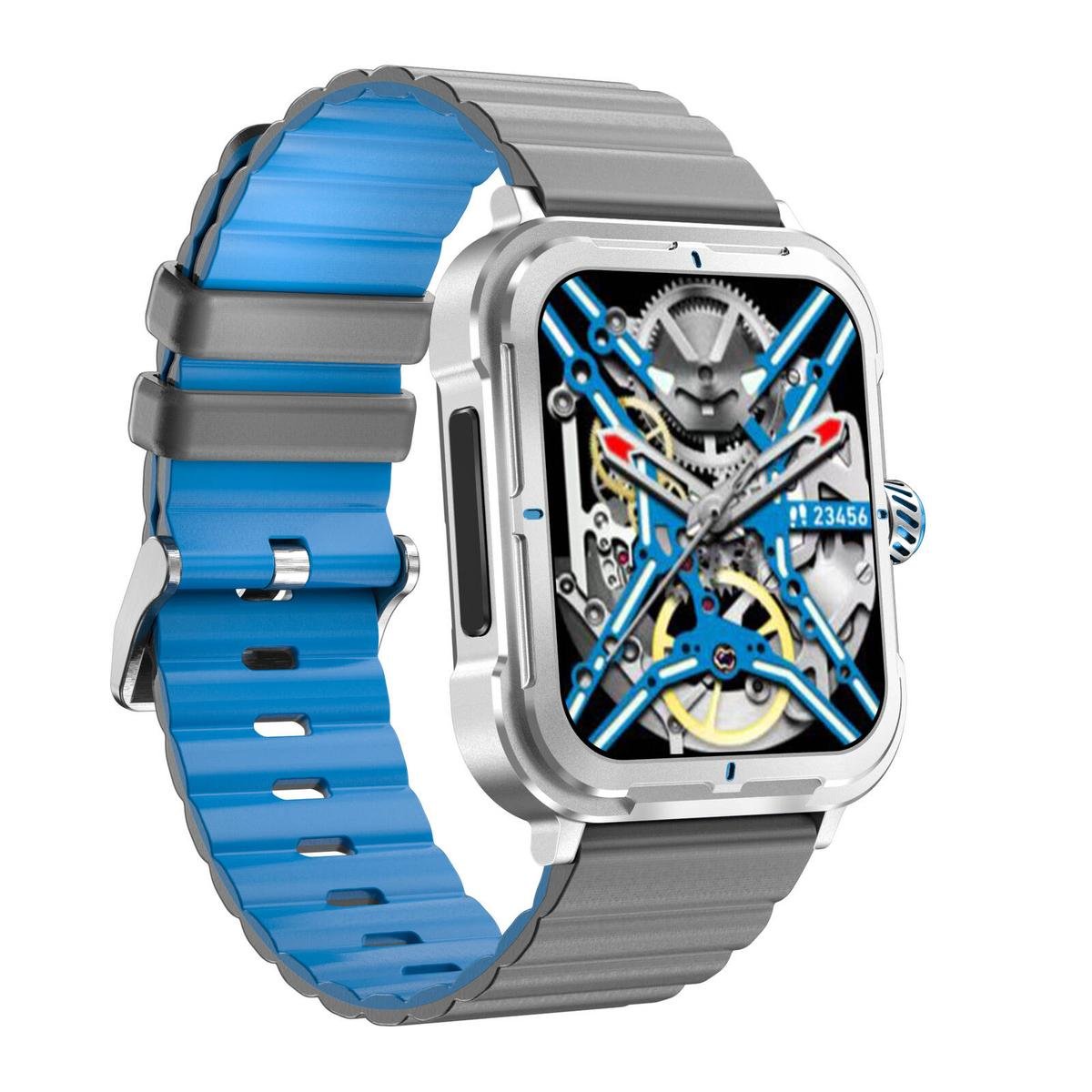 TODO Bluetooth Smart Watch Monitor Heart Rate Bpm Blood Pressure - Blue ...