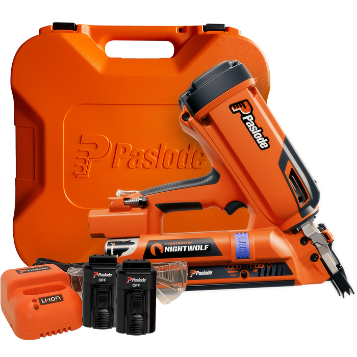 Paslode FrameMaster NightWolf Nail Gun Kit - Bunnings Australia